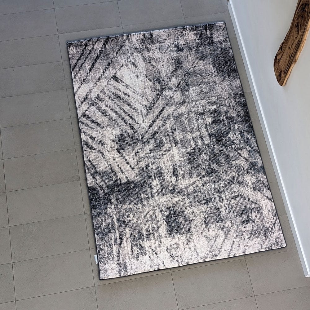 The Mellow Mat® Designer Print | Grey & Blue Expressions – Neptune Blanket